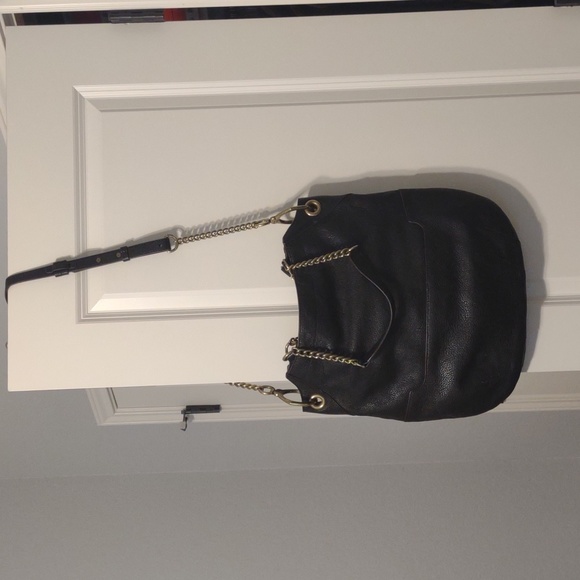 orYANY | Bags | Price Reducedoryany Black Leather Tote Bag With Gold ...